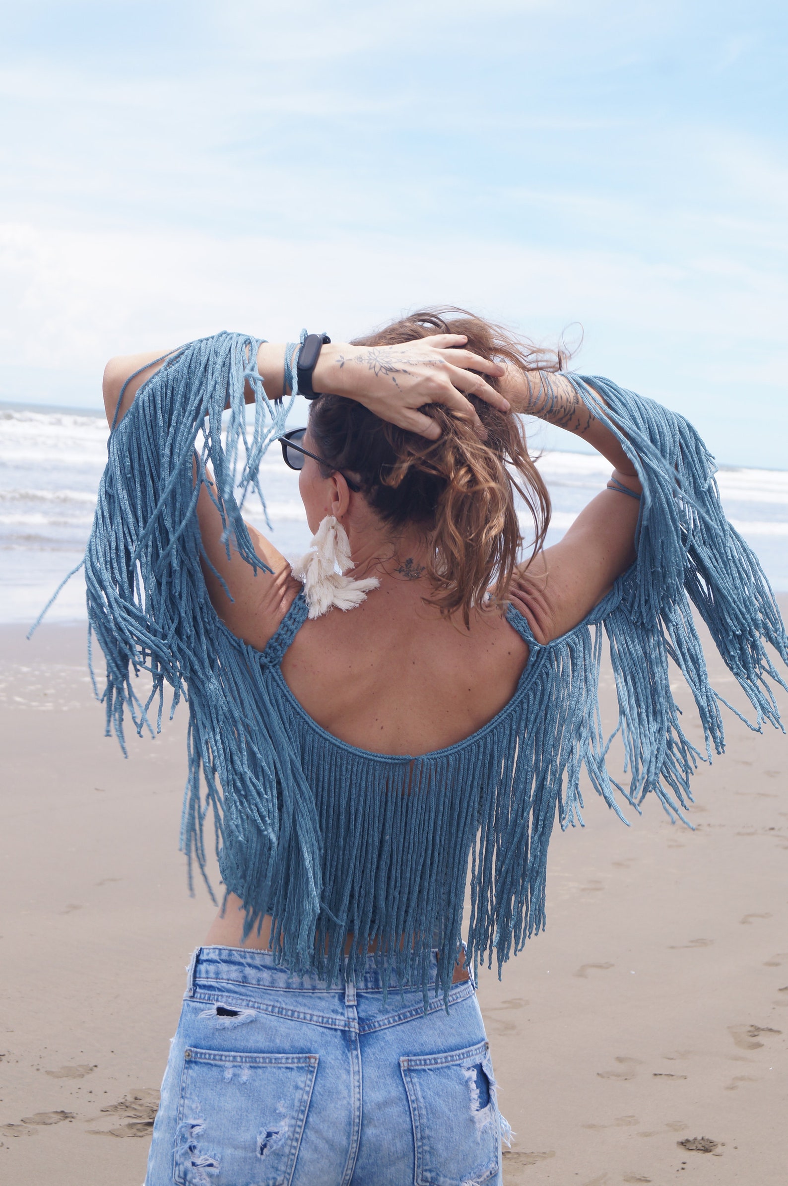 Macrame Crop Top Text Description With Video Tutorial in English PDF ...