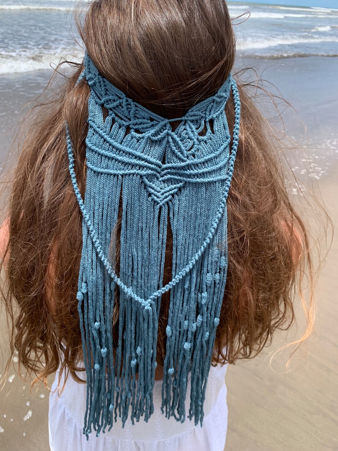 Macrame Diadem Text Description and Video Tutorial in English PDF,DIY ...