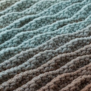 Wavy сrochet Rug Text Description of Each Row in English + Video ...