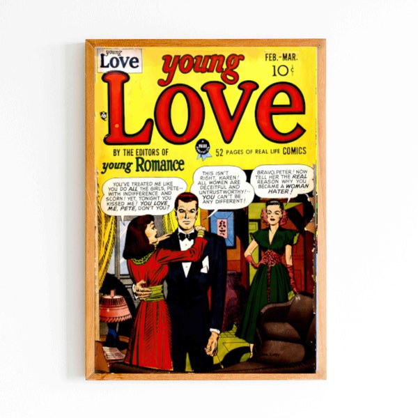 Romance Comic Book - Etsy