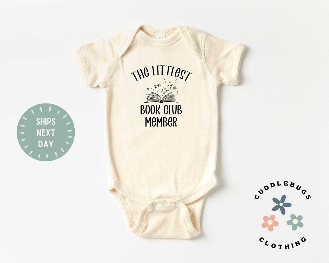 Littlest Book Club Member Baby ONESIE® - I Love Reading ONESIE ...