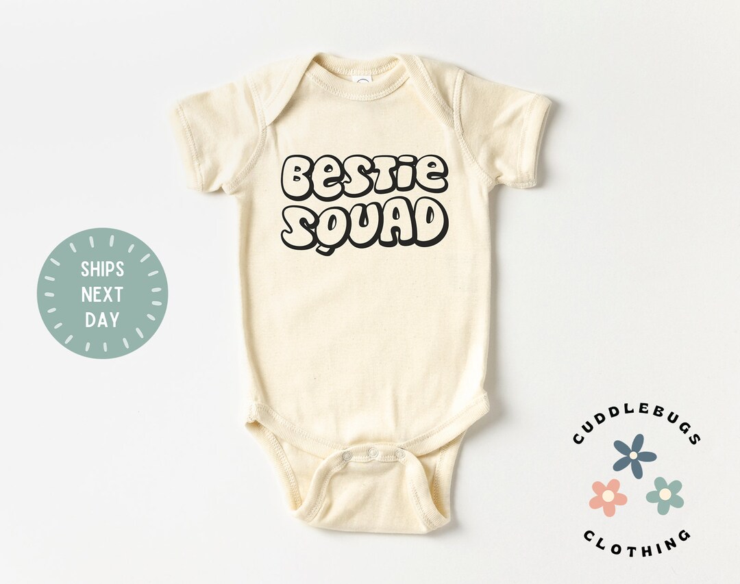 Bestie Squad Baby ONESIES® Bodysuit - Best Friends Bodysuit - Bff ...