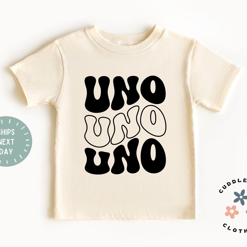 Uno Birthday Shirt - Etsy