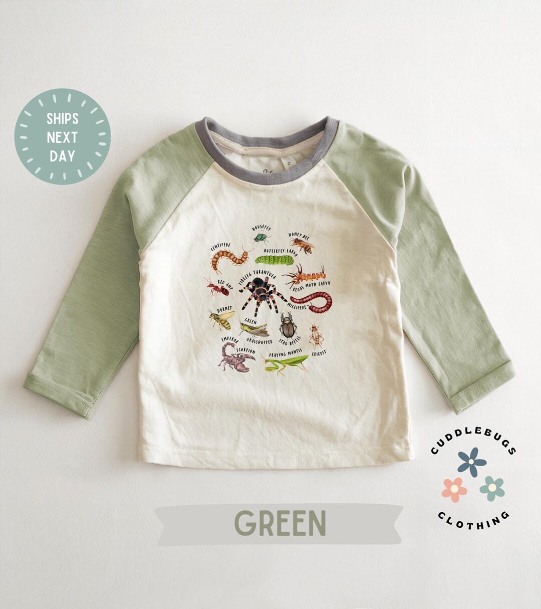 Bugs Kids Shirt - Future Entomologist Kids Tee - Cute Insect Natural ...