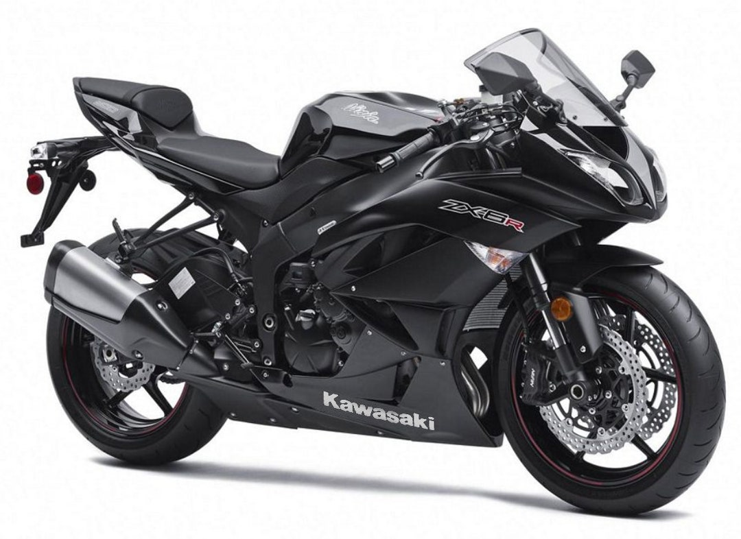 Kawasaki ZX6R Decals Stickers Full Kit 2009-2012 Graphics - Etsy