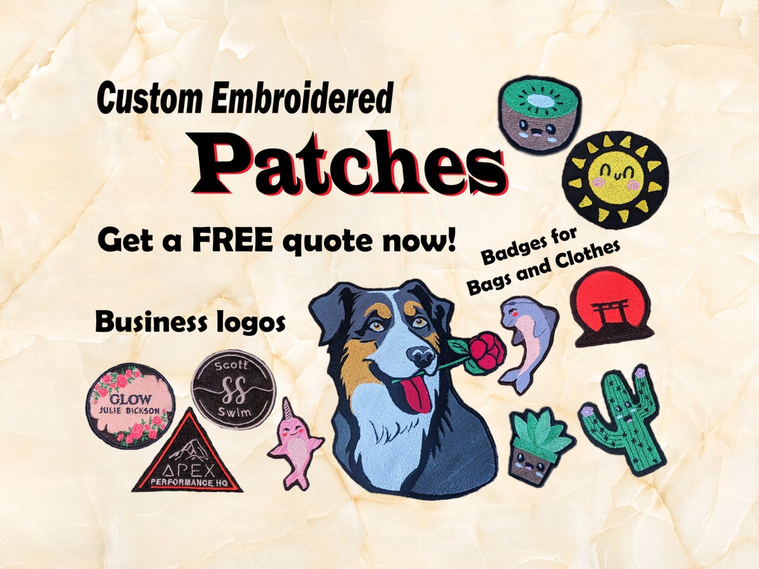 Custom Embroidered Badges - Sew On/iron on Options | Crafted in the UK ...