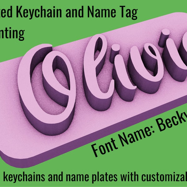 3d Print Name Badge - Etsy