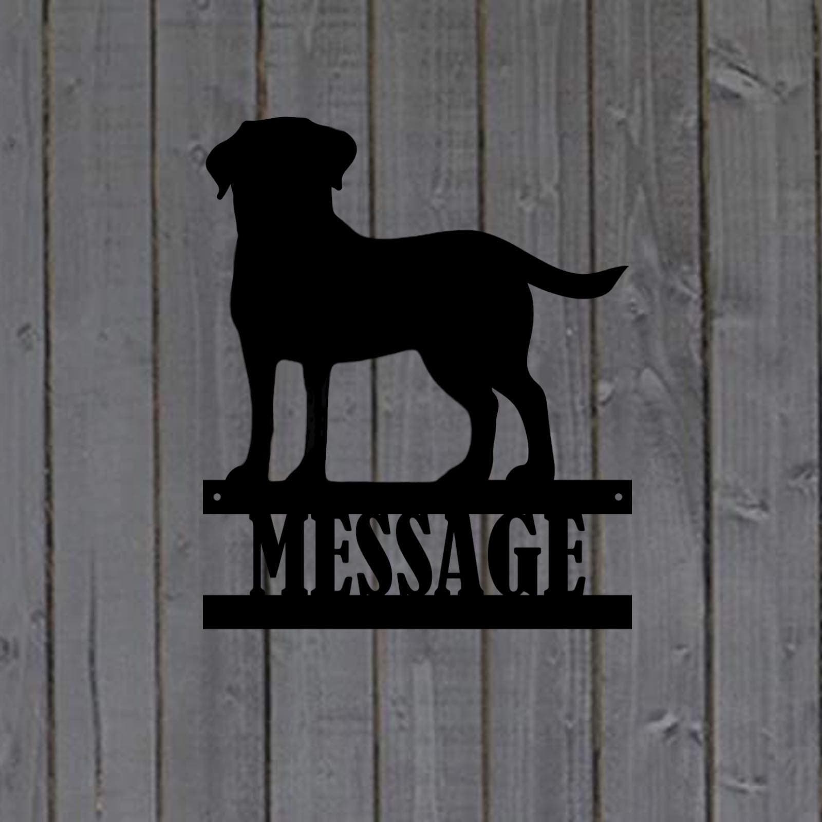 Labrador Metal Wall Art House Sign Dog Silhouette Ideal Gift - Etsy