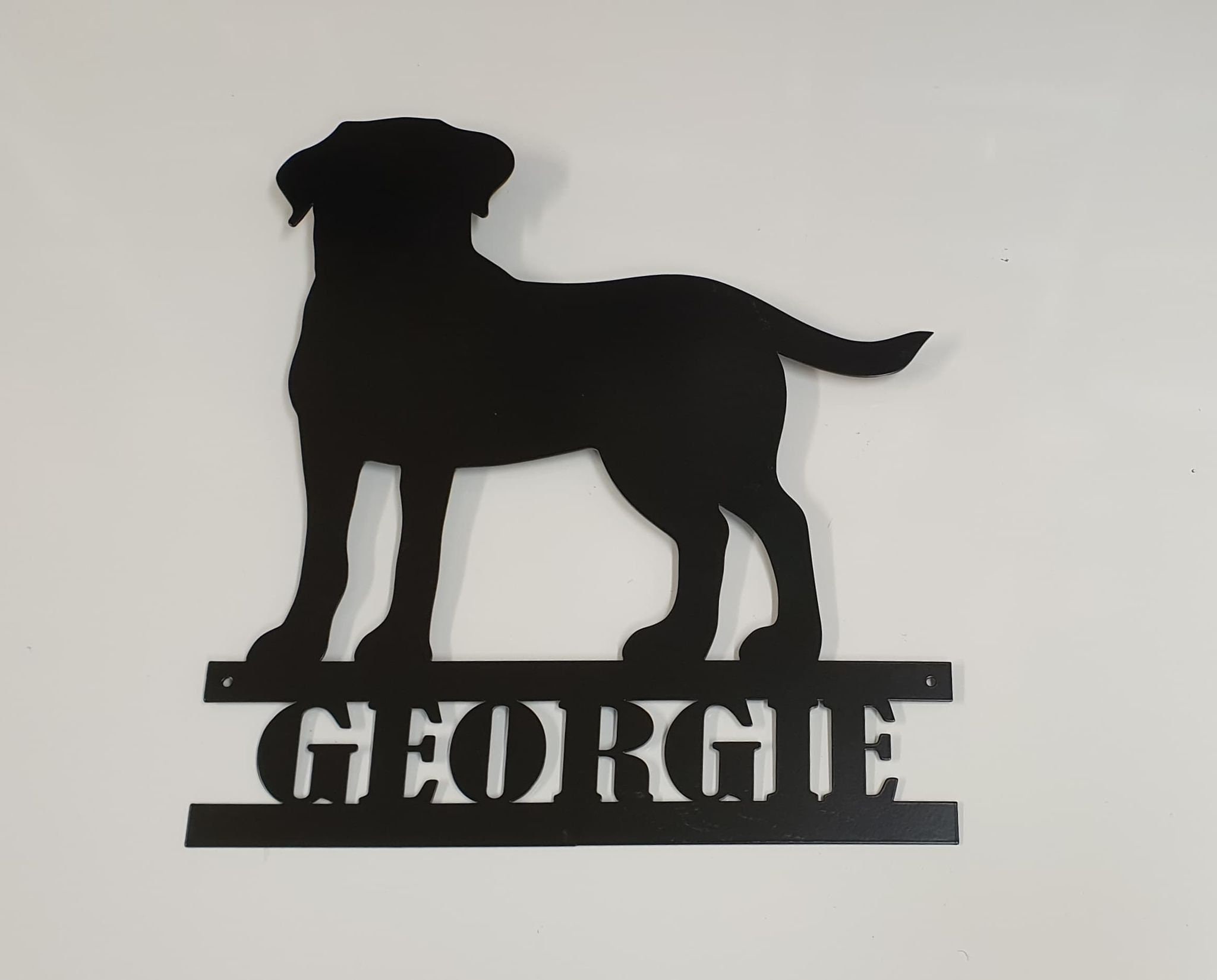 Labrador Metal Wall Art House Sign Dog Silhouette Ideal Gift - Etsy
