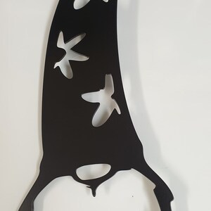 Gonk / Gnome Metal Garden Stake With a Butterfly Made From 2mm Steel ...