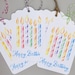 Happy Birthday Gift Tags | Birthday Gift Tags | Candle Gift Tags ...
