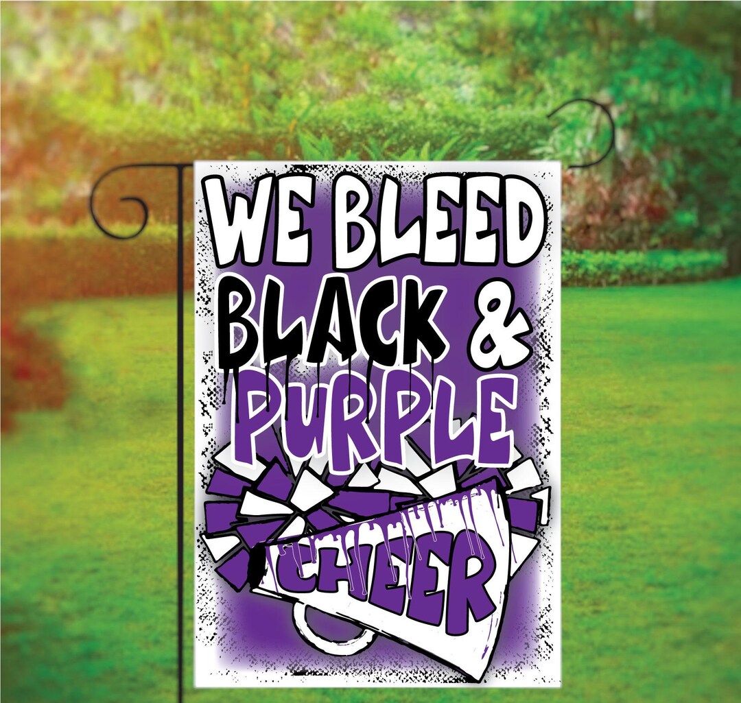 Custom Team Colors Cheer Garden Flag | Personalized Yard Decor - Etsy