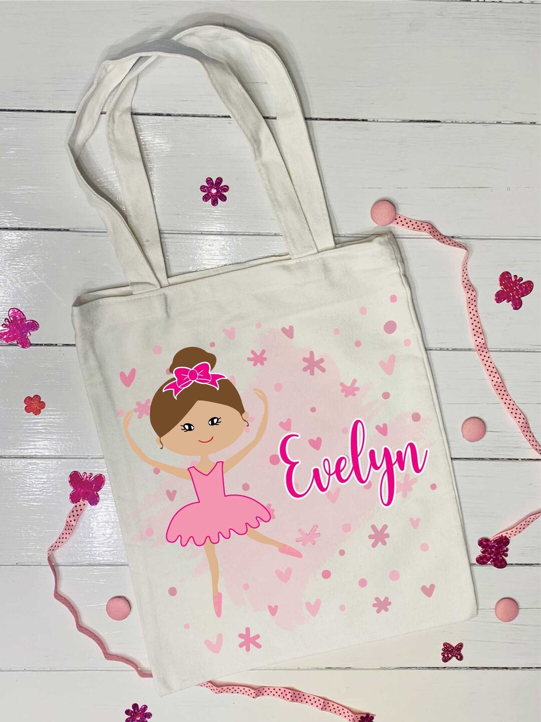 Ballerina Tote Bag Personalized Dance Bag Custom Ballet Team Gift ...
