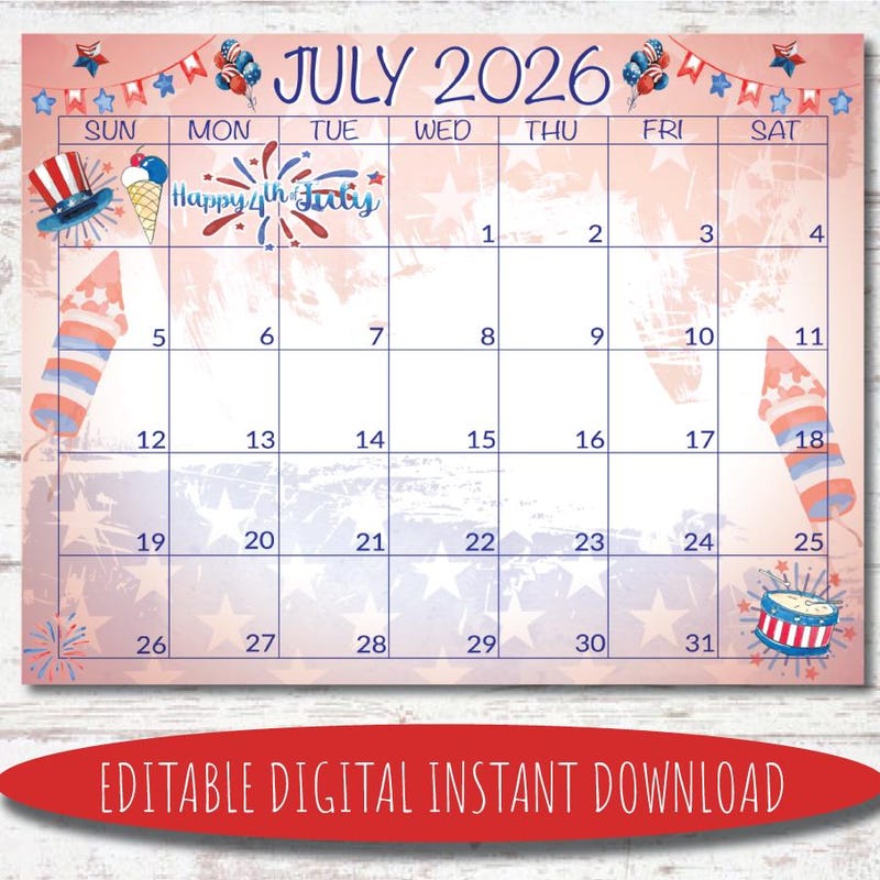 Watercolor Calendar - Etsy