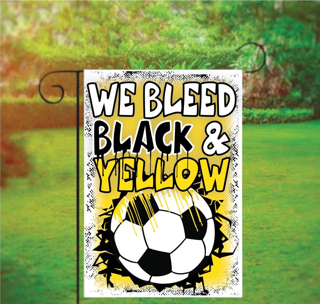Custom Team Colors Soccer Garden Flag | Personalized Yard Decor - Etsy