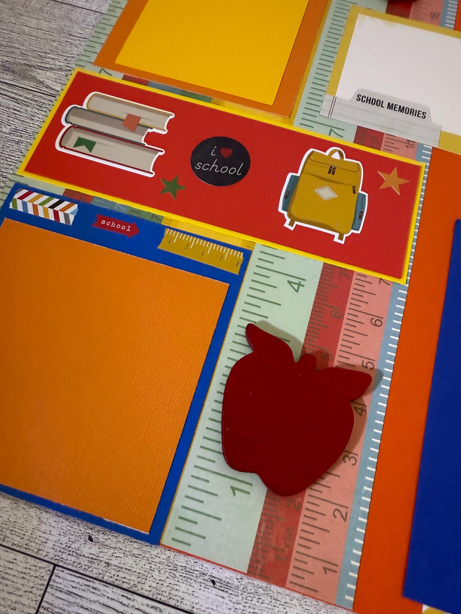 12X12 School Days Scrapbook Page | School Scrapbook Page | Scrapbook ...