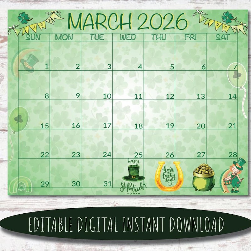 March Clover - Etsy