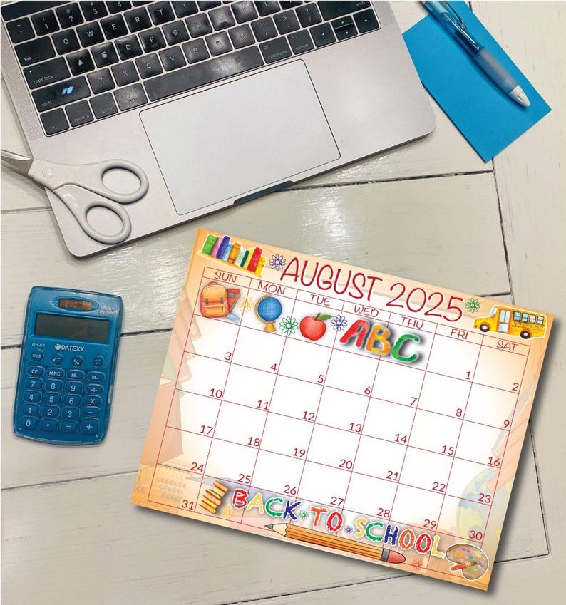 Editable August 2025 Calendar | Digital Calendar | Printable Calendar ...