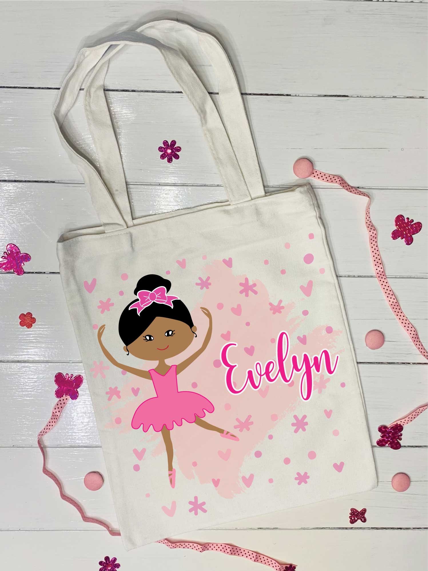 Ballerina Tote Bag Personalized Dance Bag Custom Ballet Team Gift ...