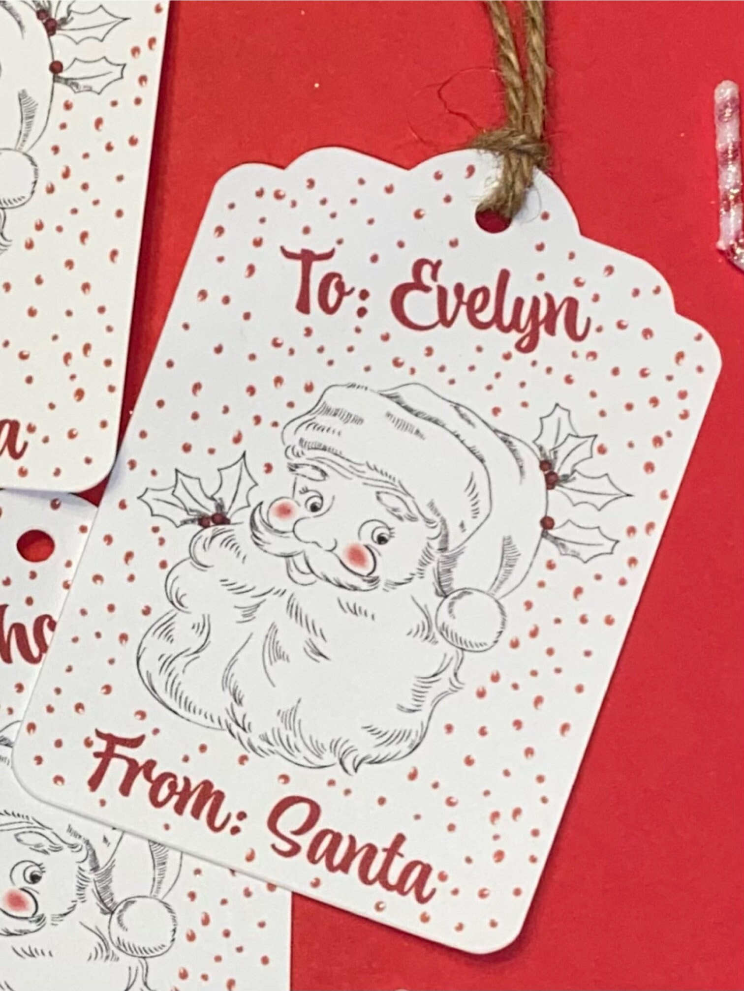 Personalized Santa Gift Tags | Christmas Gift Tags | From Santa Gift ...