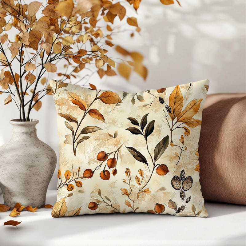 Fall Leaf Throw Pillows - Etsy