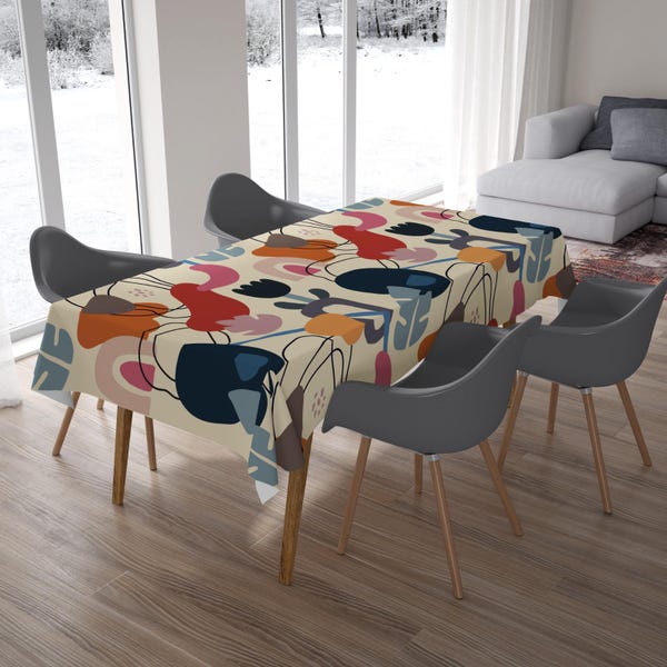 Abstract Tablecloth - Etsy