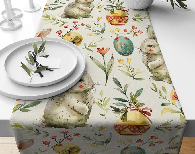 Easter Table Runner - Etsy