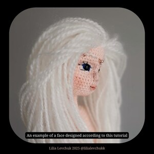 Tutorial FACE DESIGN of the Crochet Doll, Eye Embroidery, Amigurumi ...