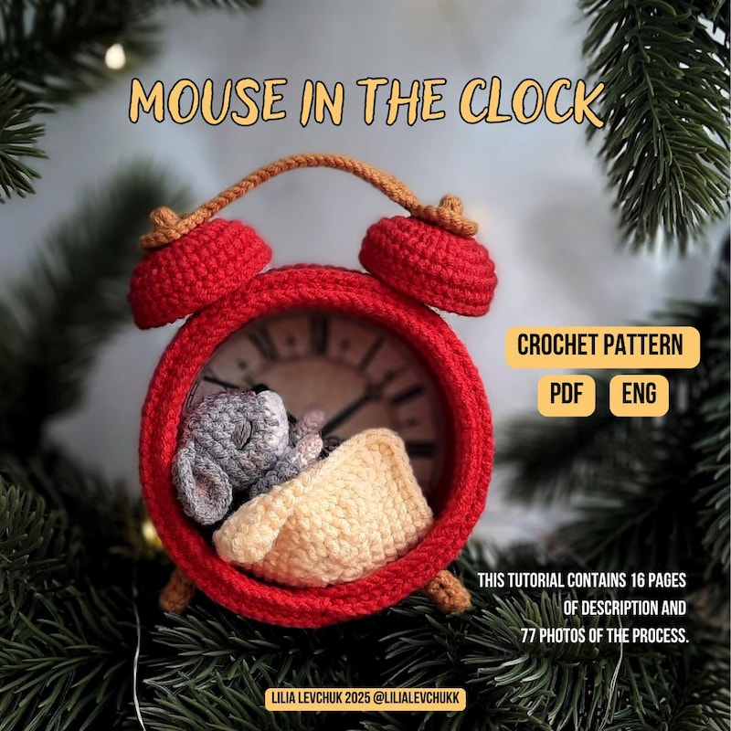 Crochet. Clock - Etsy UK