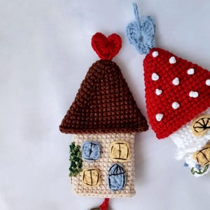 Little House Key, Holder Crochet Pattern, Little House, Key Chain ...