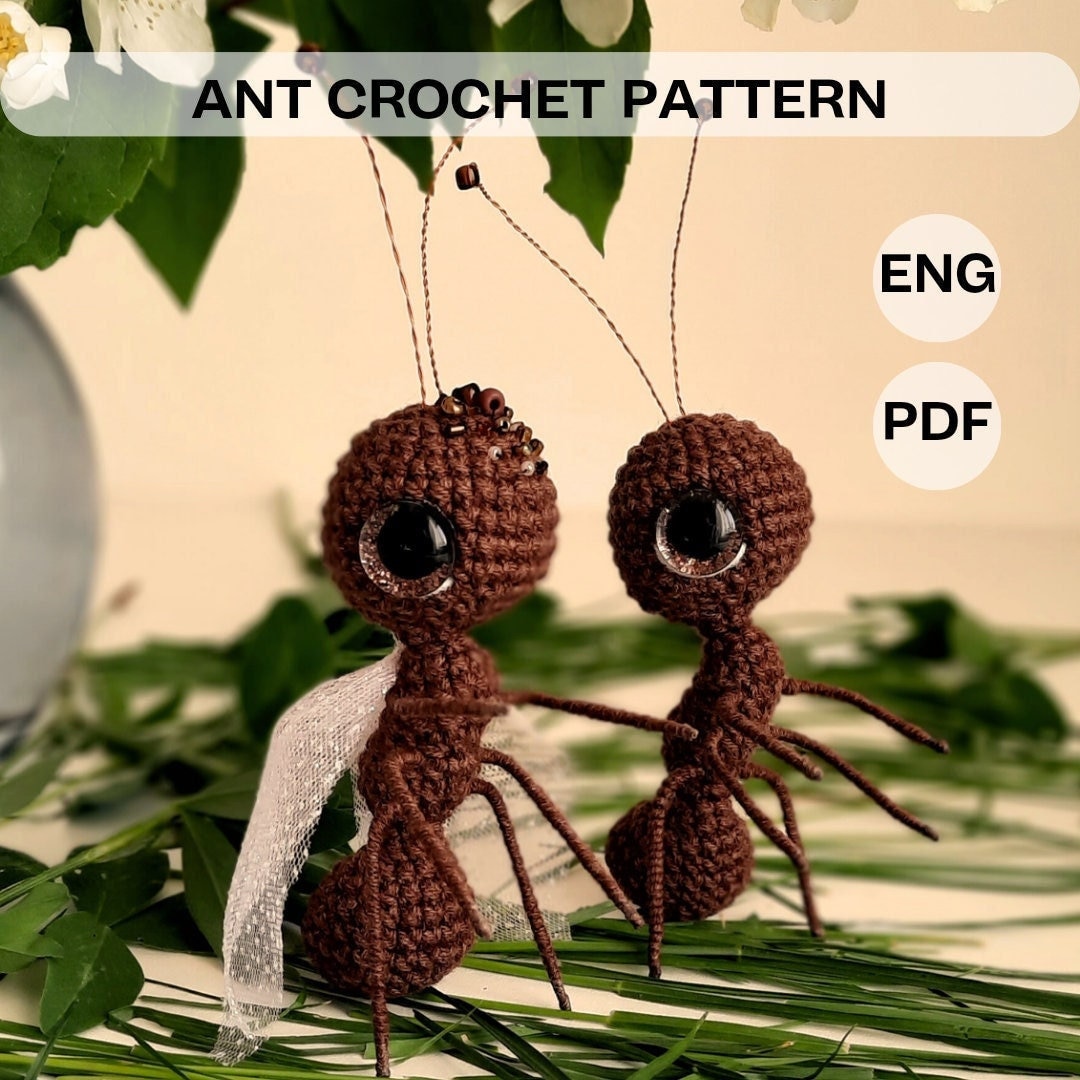 Ant Crochet Pattern, Amigurumi Ant, Crochet Ant, Cute Ant, Amigurumi ...