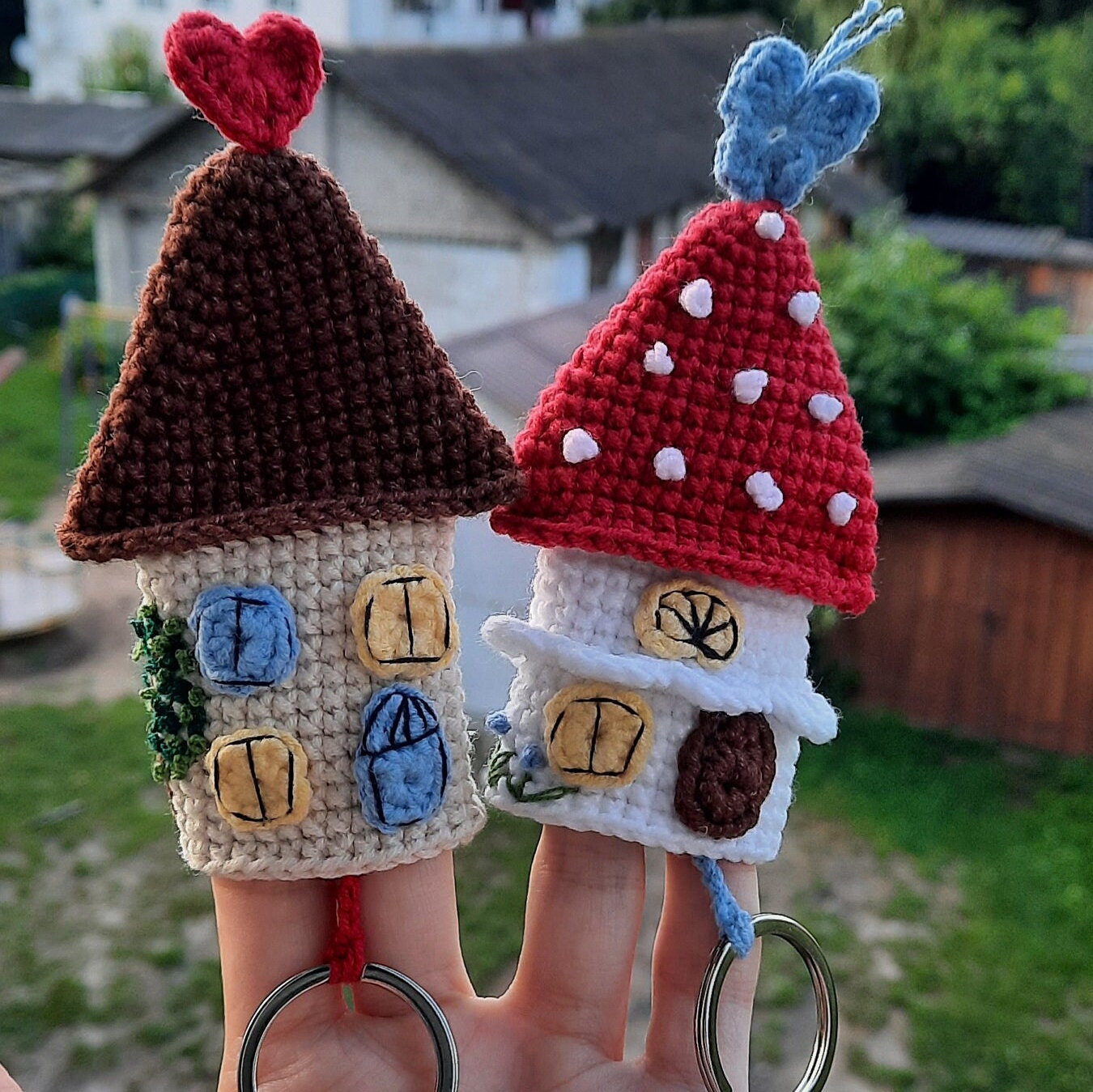 Little House Key Holder Crochet Pattern - Etsy