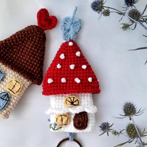 Little House Key, Holder Crochet Pattern, Little House, Key Chain ...