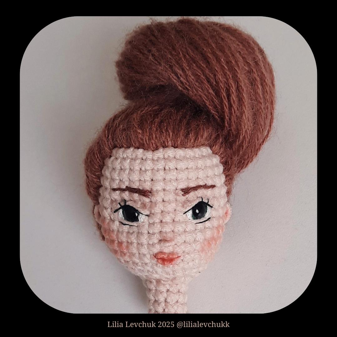 Tutorial FACE DESIGN of the Crochet Doll, Eye Embroidery, Amigurumi ...
