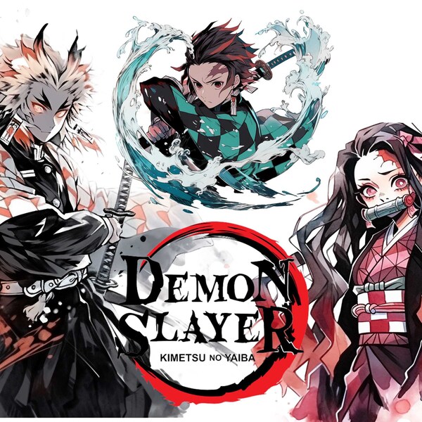Demon Slayer Clipart - Etsy