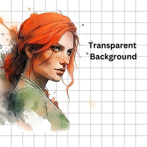 Witcher Triss Poster, Geralt of Rivia Clipart, Geralt Clip Art, Witcher ...