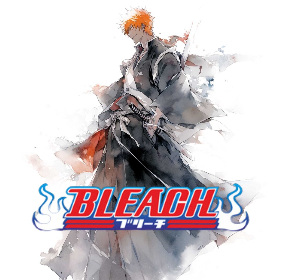 Ichigo 3 PNG'S, Ichigo Watercolor Clipart, Ichigo Poster, Bleach Clipart, Bleach Poster, Grimjow ...