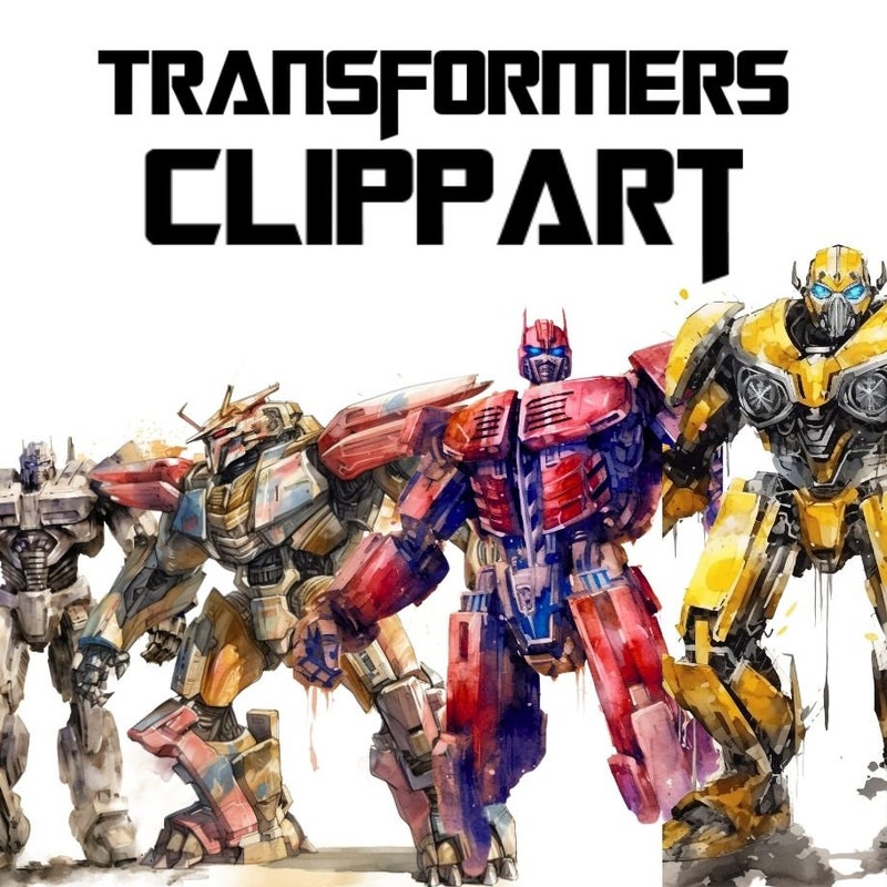 Transformers Clip Art - Etsy