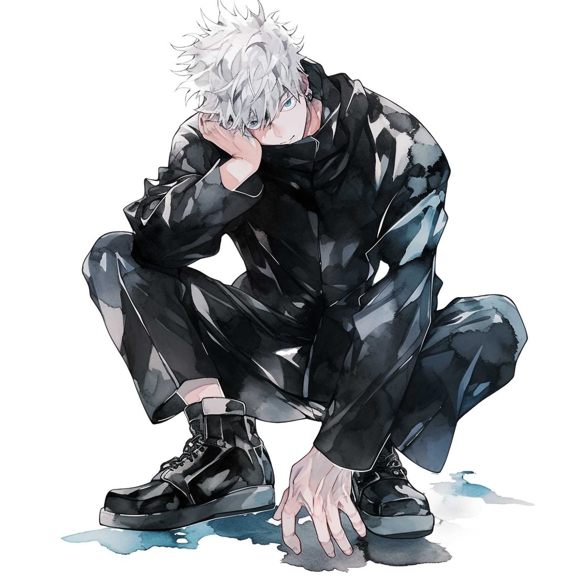 13 Jujutsu Kaisen Poster, Gojo Satoru PNG, Gojo Satoru Poster, Jujutsu ...