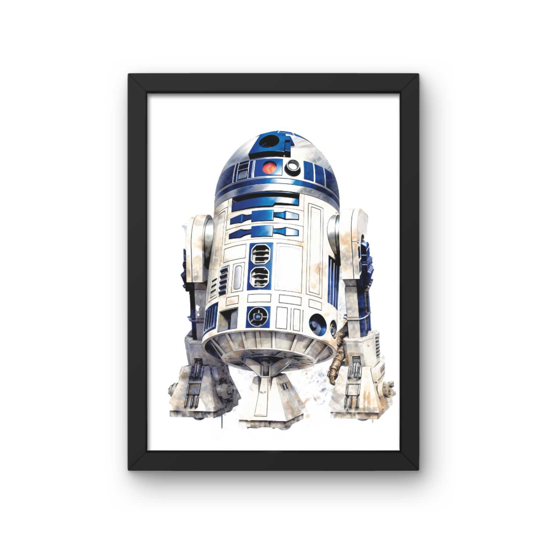 2 R2D2 Clipart, R2D2 Poster, R2D2 Print, R2D2 Instant Download, Star ...