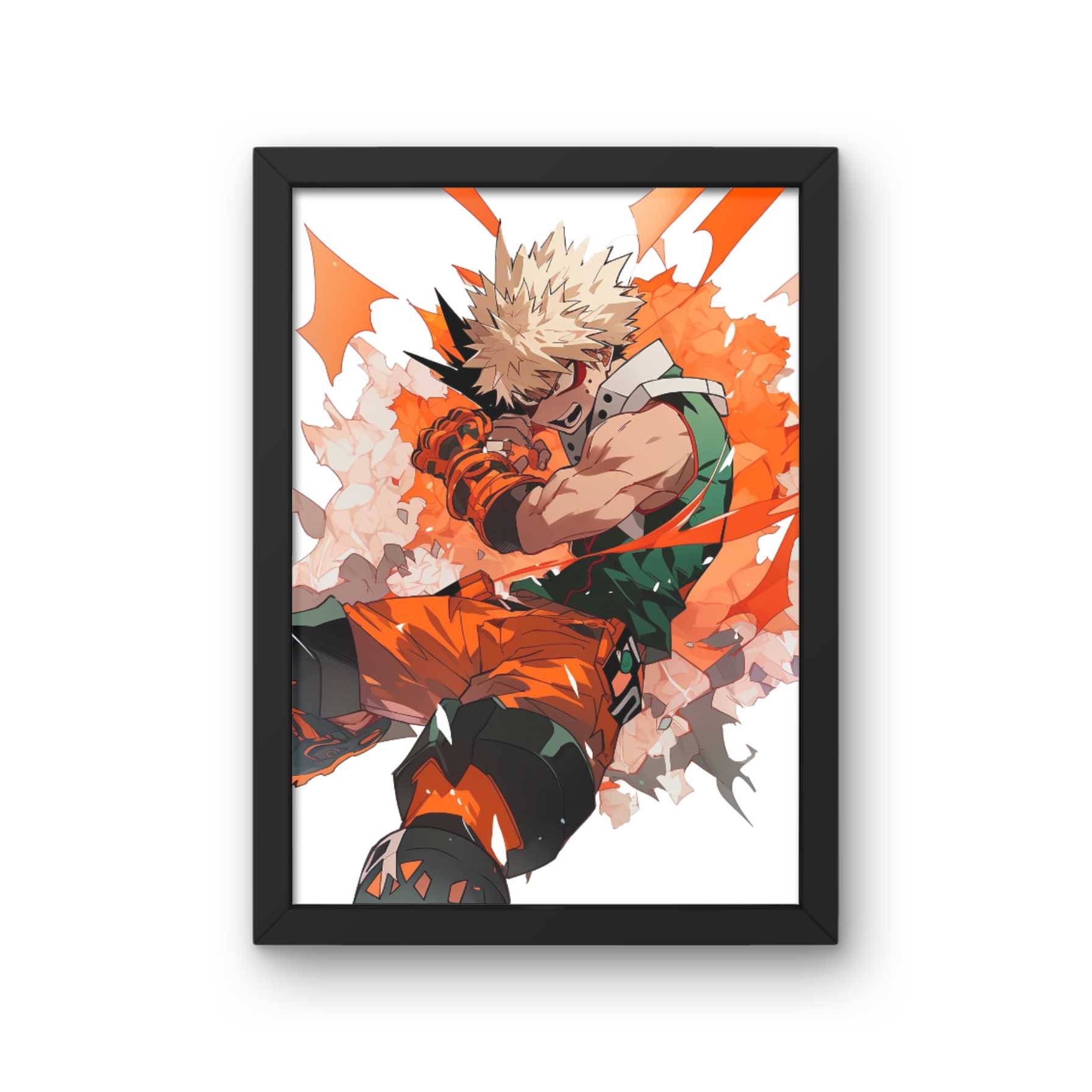 3 Bakugo Watercolor, Bakugo Clipart, Bakugo Poster, Bakugo PNG, My Hero ...