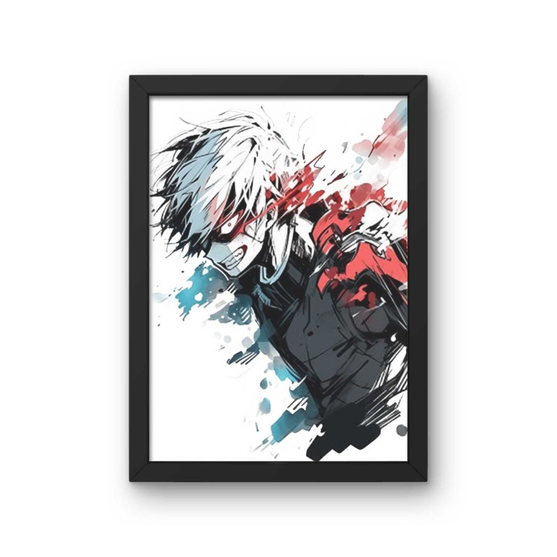 4 Shoto Watercolor, Shoto Clipart, Shoto Poster, Shoto PNG, My Hero ...