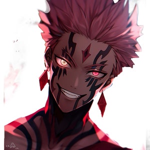 3 Sukuna PNG, Sukuna Poster, Jujutsu Kaisen Poster, Jujutsu Kaisen ...