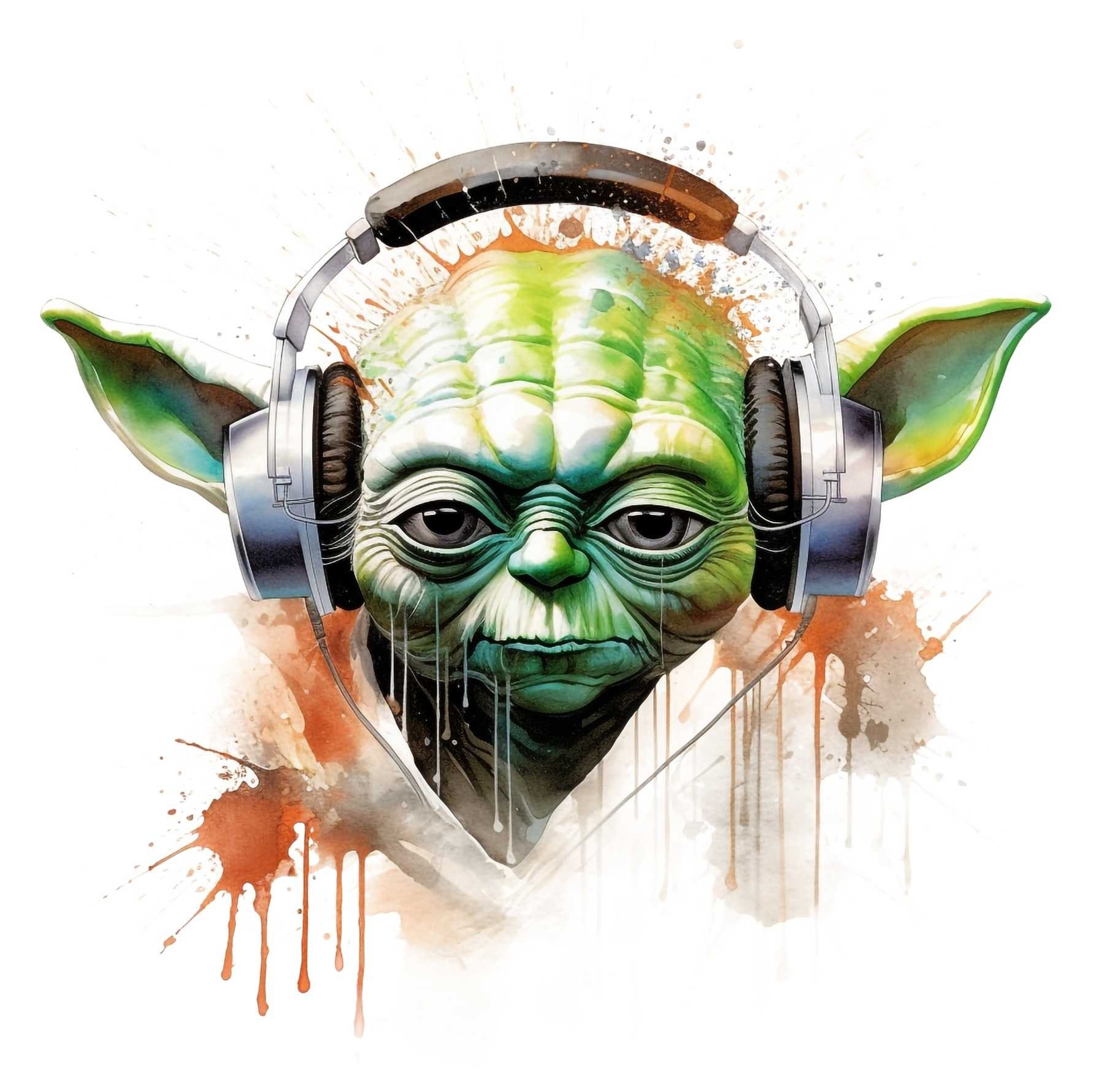 6 Yoda Clipart Yoda Poster Yoda Print Yoda Nursery Art - Etsy