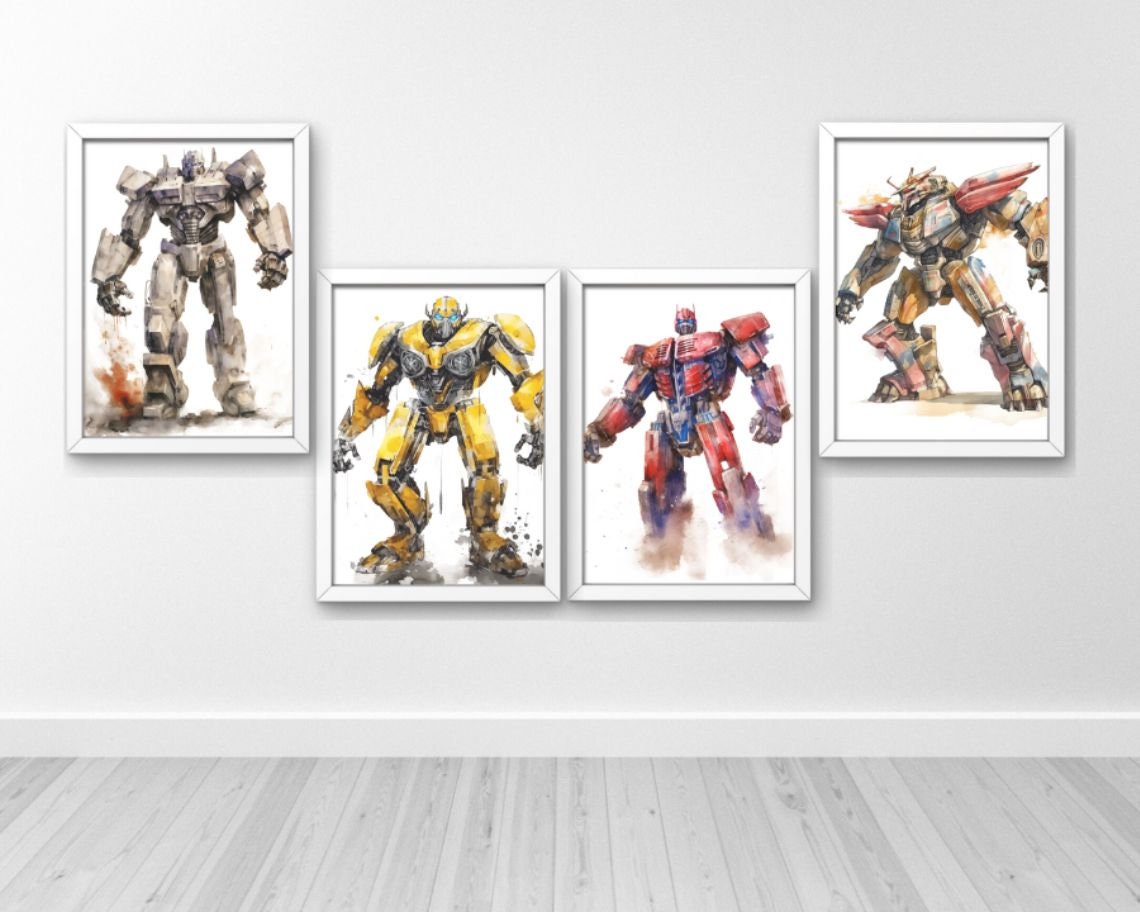 Transformers Digital Art Instant Download, Transformer Poster ...