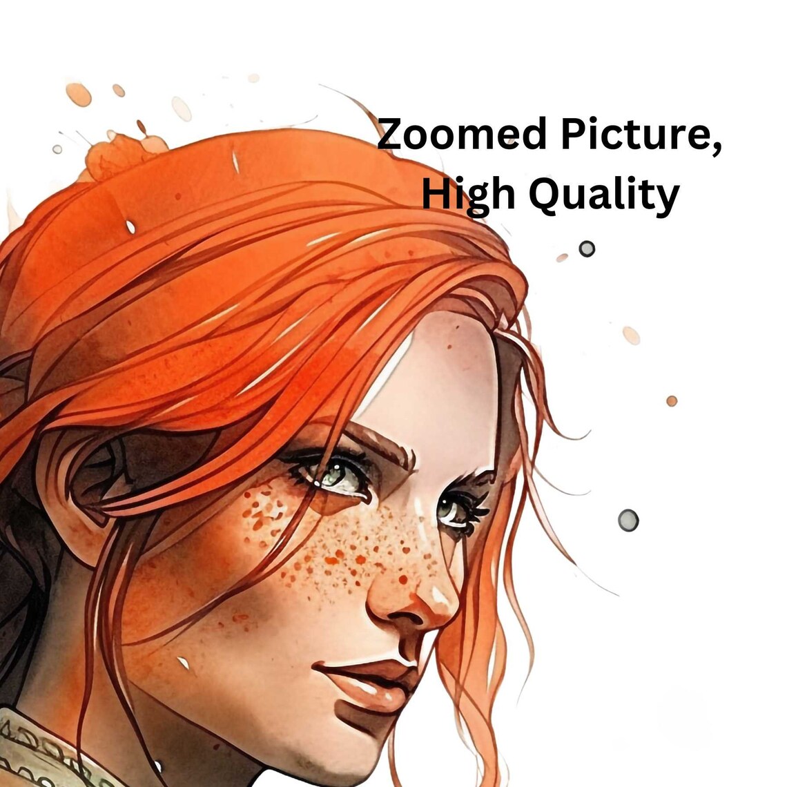 Witcher Triss Poster Geralt of Rivia Clipart Geralt Clip - Etsy