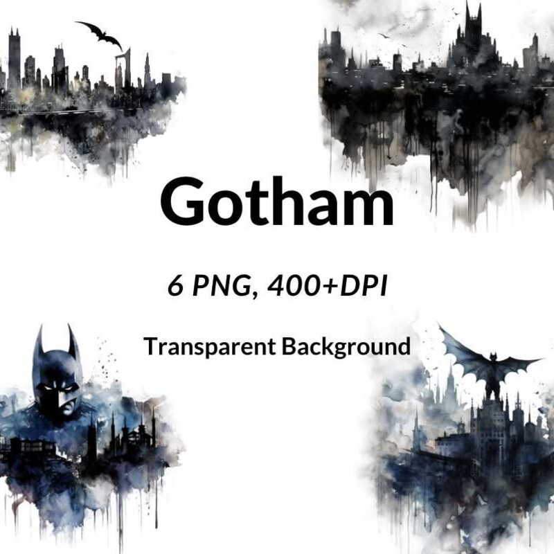 Arkham City Wall Art - Etsy