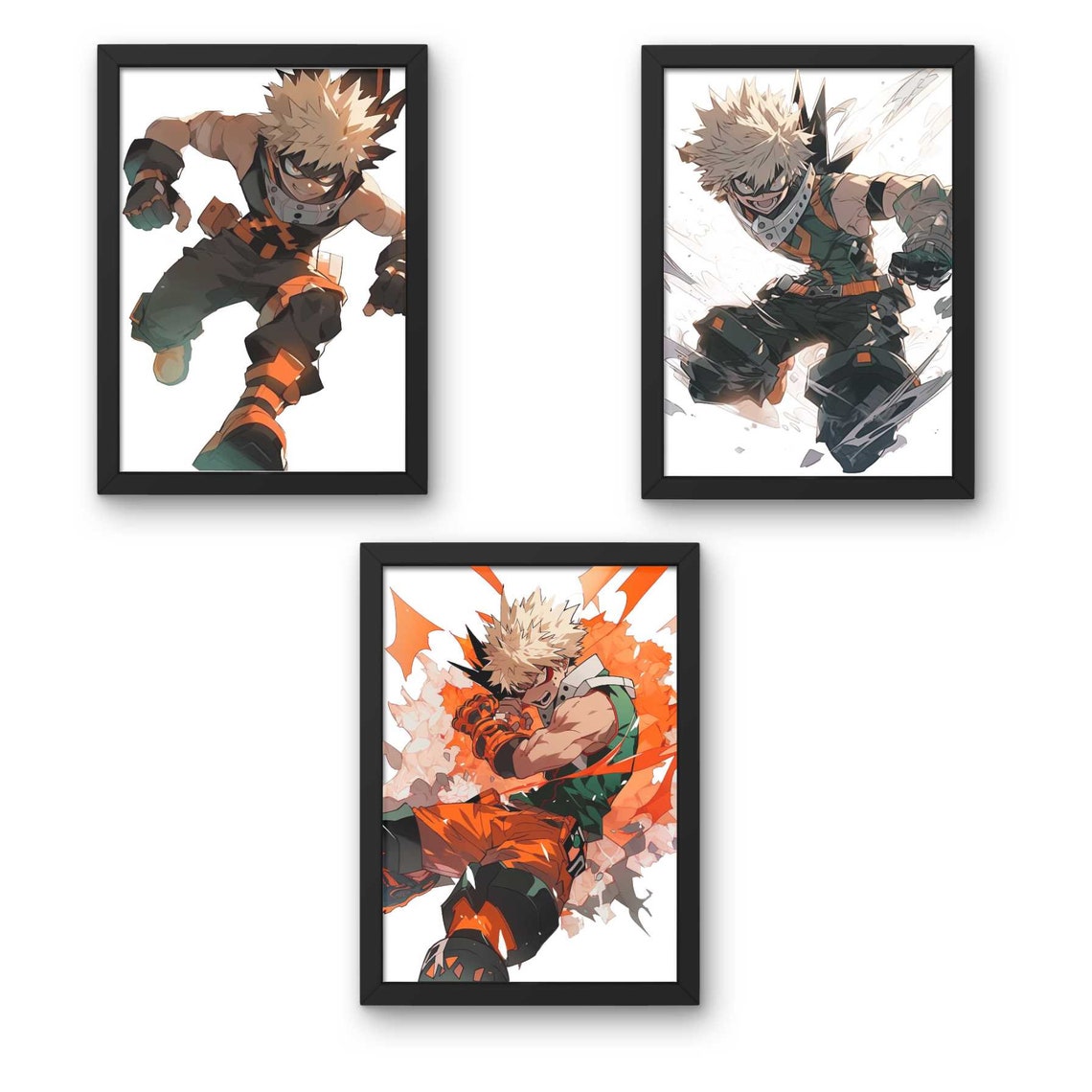 10 My Hero Academia Watercolor, Deku Poste4r, Bvakugo Poster, Shoto ...