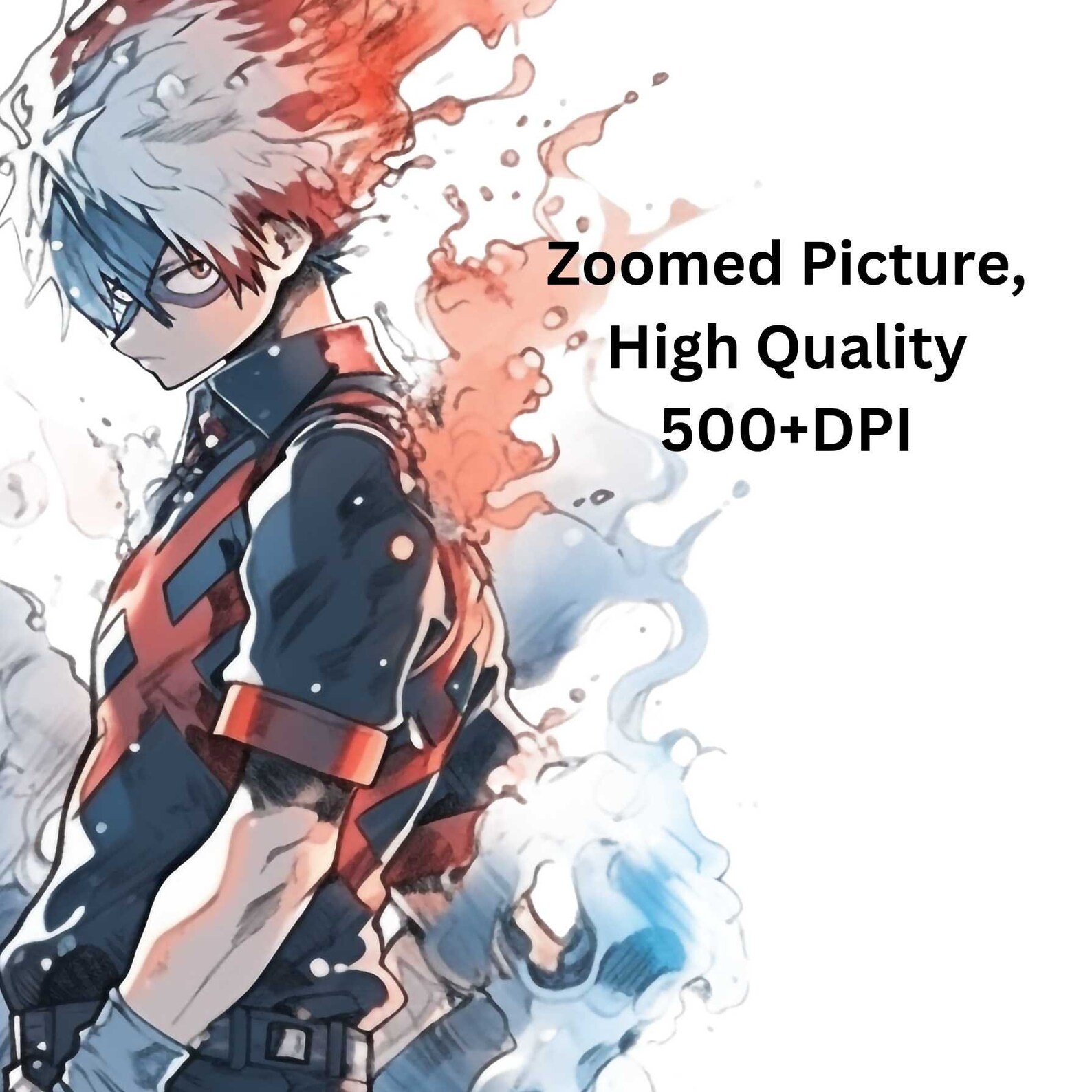 4 Shoto Watercolor, Shoto Clipart, Shoto Poster, Shoto PNG, My Hero ...