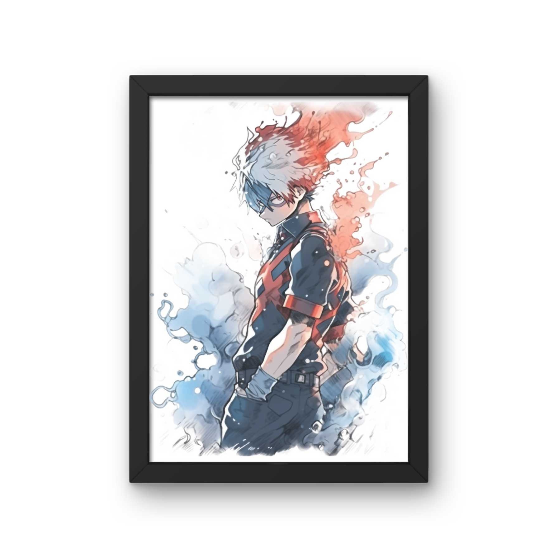 4 Shoto Watercolor, Shoto Clipart, Shoto Poster, Shoto PNG, My Hero ...